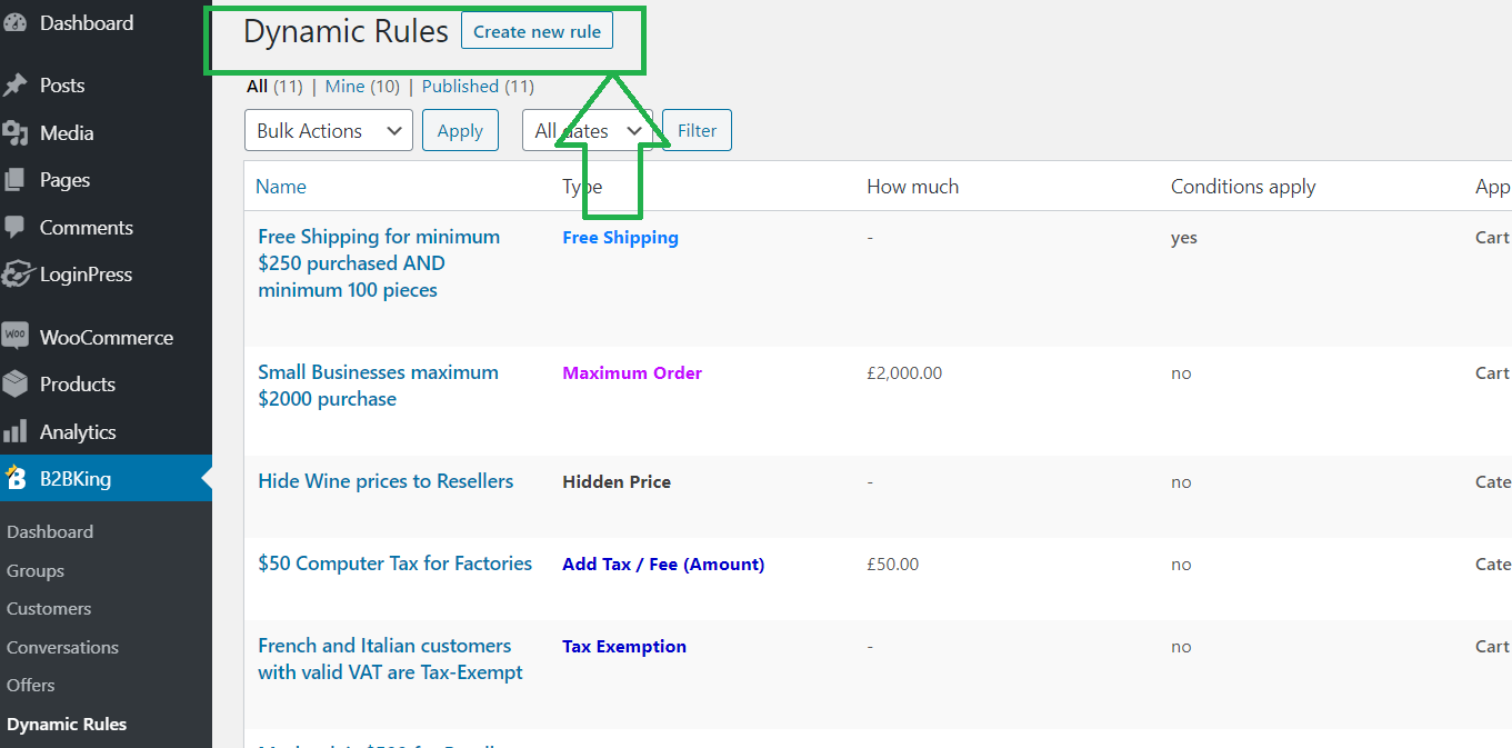 Set Different Prices For Different Users Groups B2bking