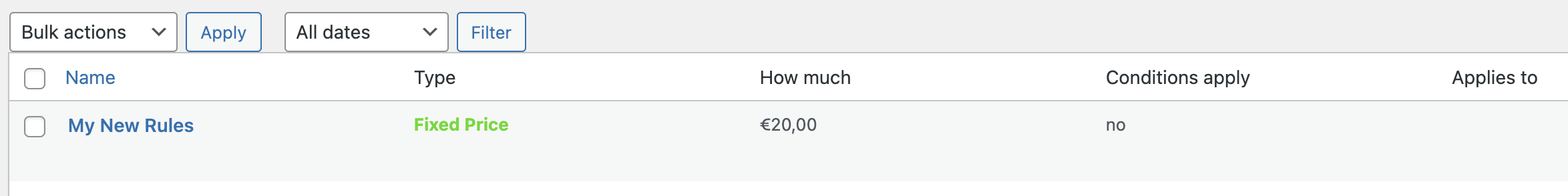 Import or Setup Dynamic Rules Programatically - B2BKing