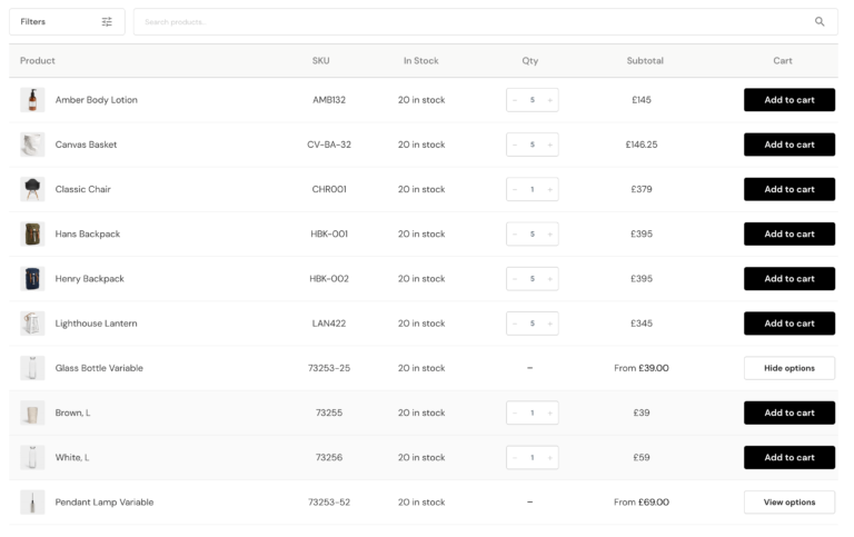 WooCommerce Wholesale Order Form - #1 Bulk Order Plugin