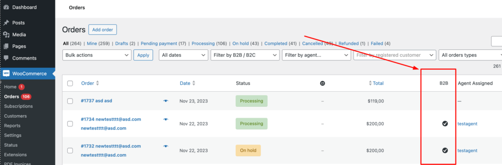 How to Add a Prefix/Suffix to B2B / B2C Order Numbers or Split B2B / B2C Orders - B2BKing